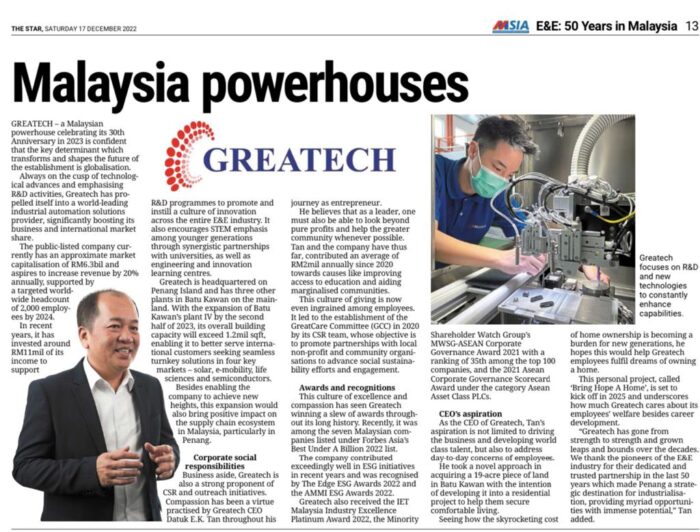 Greatech | Malaysia power house – Greatech